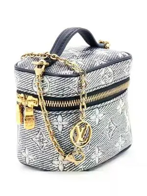 LOUIS VUITTON Vanity Case Monoglam Jacquard Canvas Micro Satchel