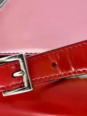 Prada Spazzolato Leather Shoulder Bag