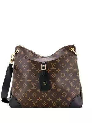 LOUIS VUITTON Monogram Canvas Odeon Nm Mm Crossbody Bag - Black
