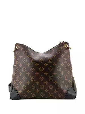 LOUIS VUITTON Monogram Canvas Odeon Nm Mm Crossbody Bag - Black