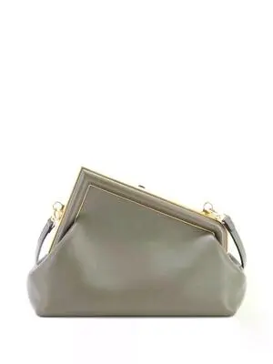 Fendi Leather Small Clutch Bag - Green