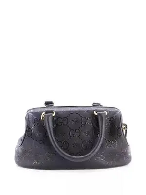 Gucci Star Gg Embossed Leather Small Shoulder Bag