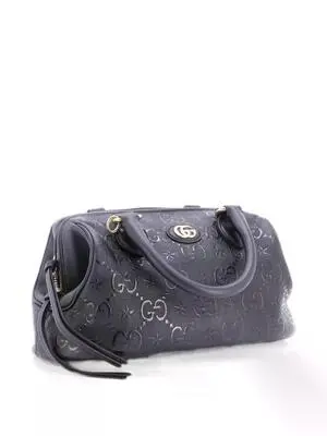 Gucci Star Gg Embossed Leather Small Shoulder Bag