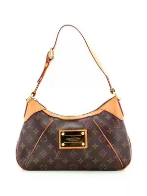 LOUIS VUITTON Thames Handbag Monogram Canvas Pm Shoulder Bag - Brown