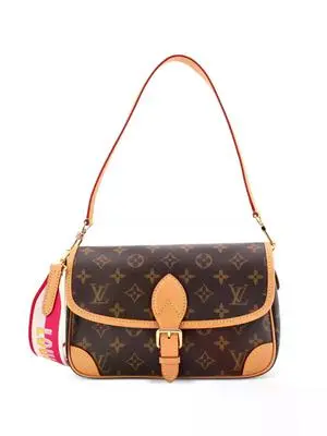 LOUIS VUITTON Diane Nm Monogram Canvas Crossbody Bag - Brown