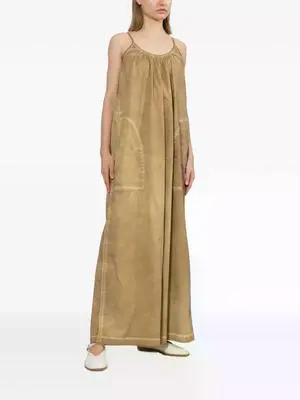 UMA WANG Washed-effect Wide-leg Jumpsuit