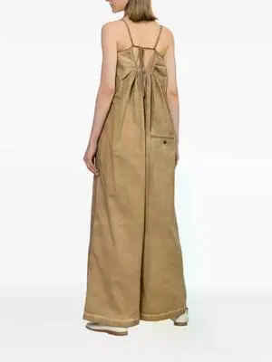 UMA WANG Washed-effect Wide-leg Jumpsuit