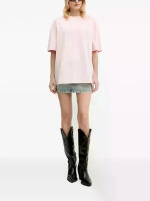 Miss Sixty Short-sleeved Crewneck T-shirt With Tonal Logo
