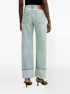 Miss Sixty Mid-rise Cuffed Straight-leg Jeans