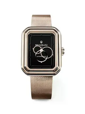 BEAUBLEU Ecce Figura Onyx 30mm Watch - Black