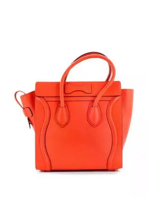 Celine Luggage Bag Grainy Leather Micro Tote Bag