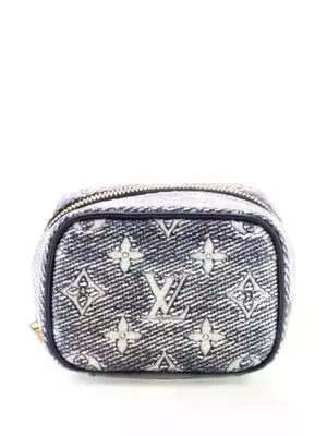 LOUIS VUITTON Vanity Case Monoglam Jacquard Canvas Micro Satchel
