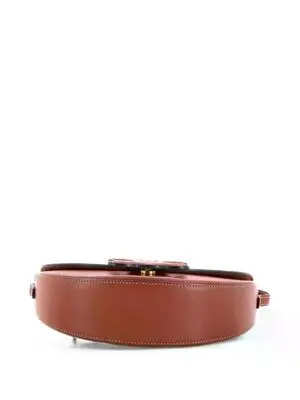 Celine Cuir Triomphe Besace Flap Bag Leather Crossbody Bag
