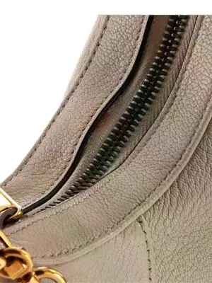 Gucci Aphrodite Zip Shoulder Bag Leather Small Hobo Bag