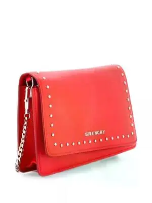 Givenchy Pandora Chain Wallet Studded Leather Crossbody Bag
