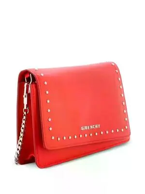 Givenchy Pandora Chain Wallet Studded Leather Crossbody Bag