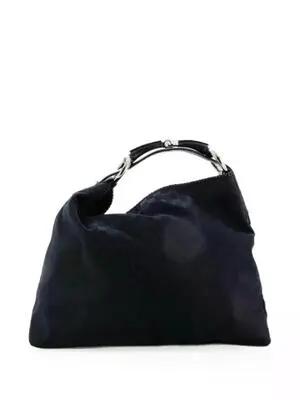 Gucci Horsebit Gg Canvas Large Hobo Bag