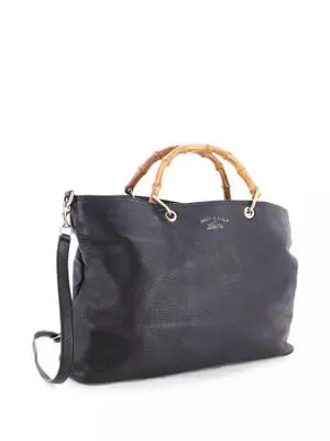 Gucci Bamboo Shopper Leather Large Tote Bag