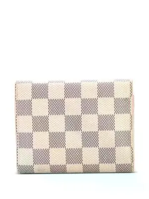 LOUIS VUITTON Victorine Wallet Damier Small Wallets - White