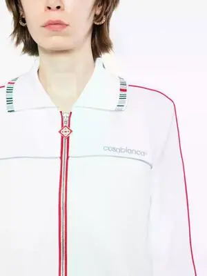 Casablanca Embroidered Logo Zip Jacket
