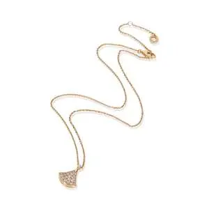 BVLGARI Rose Gold Diamond Divas Dream Pendant