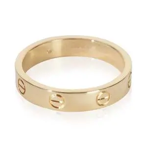 Cartier Yellow Gold Diamond Small Model Love Ring