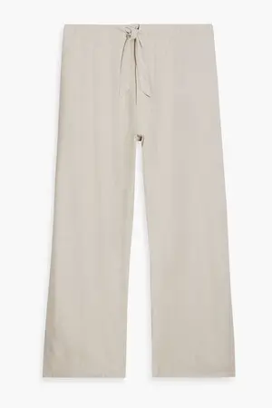 MAISON MARGIELA Linen And Cupro Blend Trousers