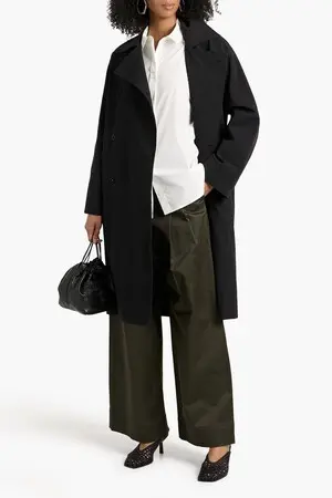 Loulou De Saison Alex Doublebreasted Cotton Trench Coat