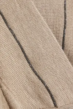 Brunello Cucinelli Beadembellished Cashmere And Silkblend Sweater