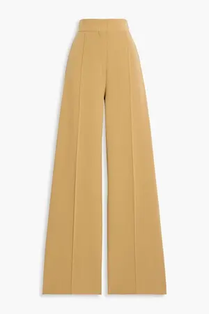 Another Tomorrow Wool-blend Wide-leg Pants