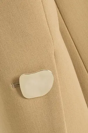 Another Tomorrow Woolblend Crepe Blazer