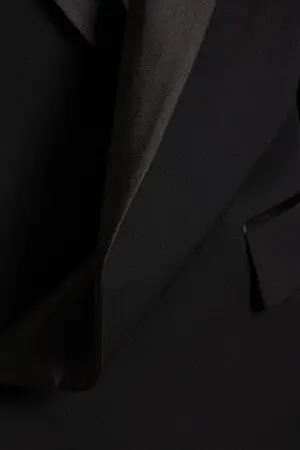 Alexander McQueen Doublebreasted Silktrimmed Wool Tuxedo Jacket