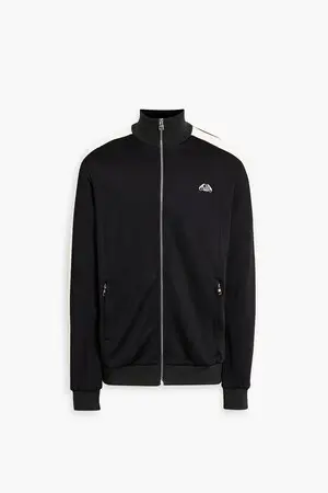 Alexander McQueen Striped Knitted Track Jacket - Midnight Blue