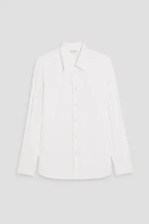 Alexander McQueen Cottonblend Poplin Shirt - White