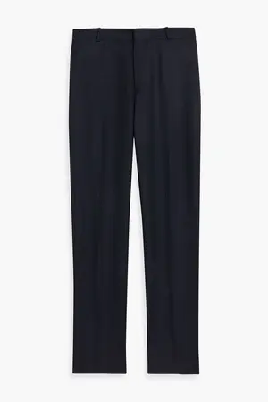 Alexander McQueen Slimfit Wool And Mohairblend Pants - Midnight Blue