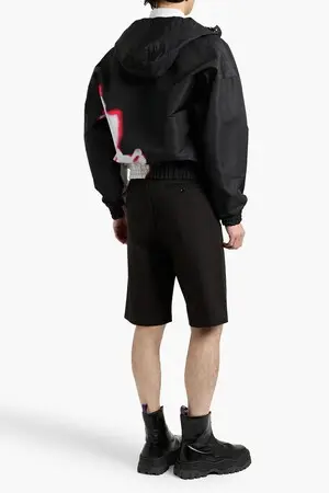 Alexander McQueen Printed Shell Hooded Jacket