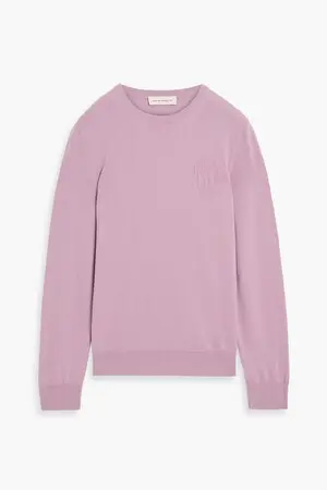 Alexander McQueen Intarsia Cashmere Sweater - Lilac