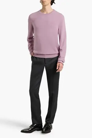 Alexander McQueen Intarsia Cashmere Sweater