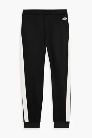 Alexander McQueen Embroidered Jersey Sweatpants - Midnight Blue