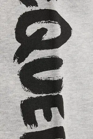 Alexander McQueen Tapered Logoprint Cottonjersey Sweatpants - Light Gray