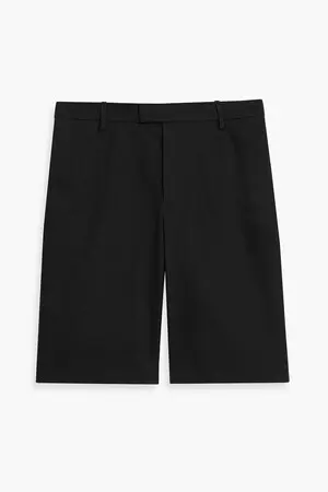 Alexander McQueen Cotton Canvas Tailored Shorts