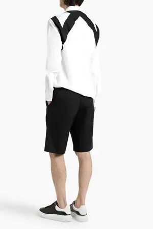 Alexander McQueen Cotton Canvas Tailored Shorts