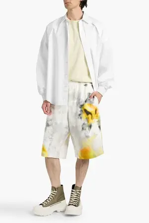 Alexander McQueen Printed Woven Shorts