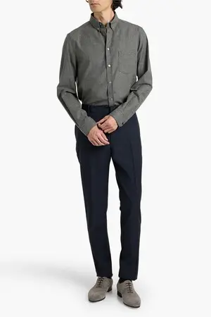 Alexander McQueen Slimfit Wool And Mohairblend Pants