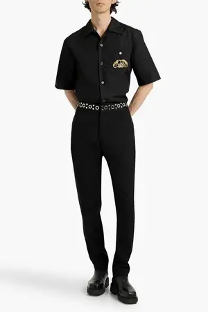 Alexander McQueen Embroidered Cotton Shirt