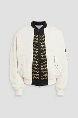Alexander McQueen Embroidered Shell Jacket - White