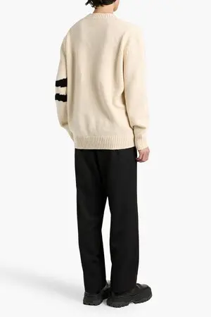 Alexander McQueen Intarsia Wool And Cashmereblend Sweater