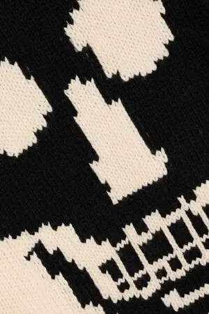 Alexander McQueen Intarsia Wool And Cashmereblend Sweater