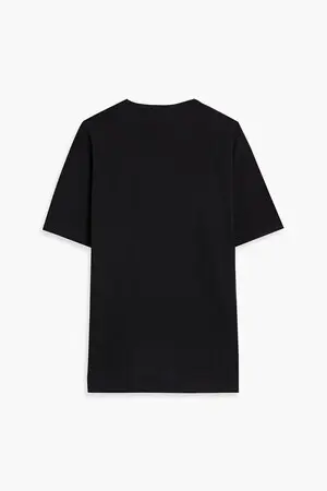 Alexander McQueen Embroidered Cottonjersey Tshirt