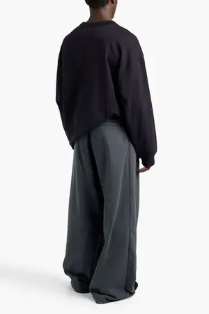 Dries Van Noten Pleated French Cottonterry Sweatpants